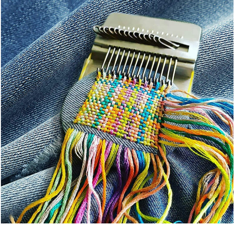 Learn how to use a speedweave loom and mend some of your favorite items ...