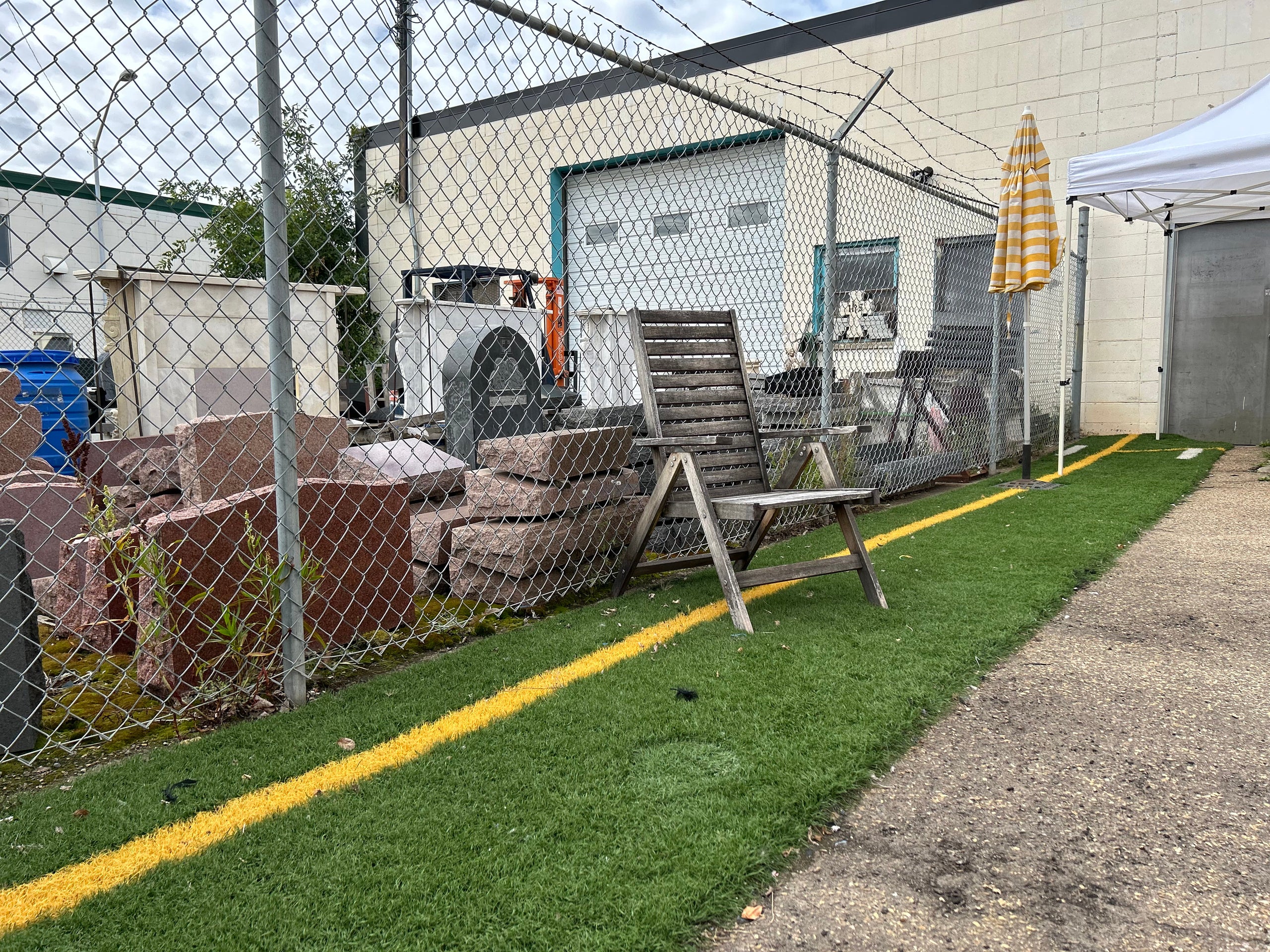 Long strip of Astro Turf (11m)/ (36ft) | Blenderz Garment Recyclers